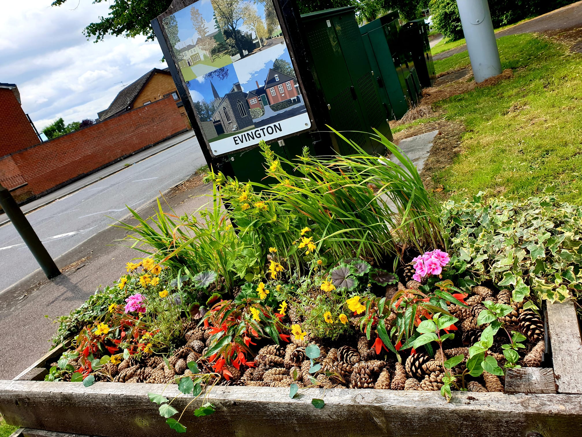 A bed and a container at Marydene junction, Evington – Evington Echo