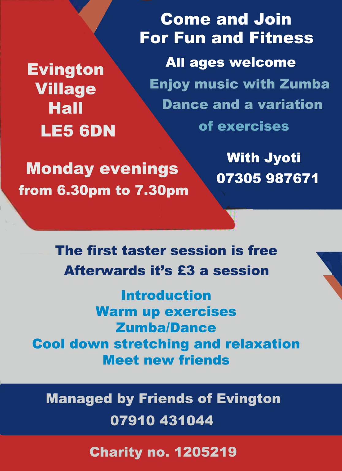 Zumba/Dance and exercises in Evington – Evington Echo