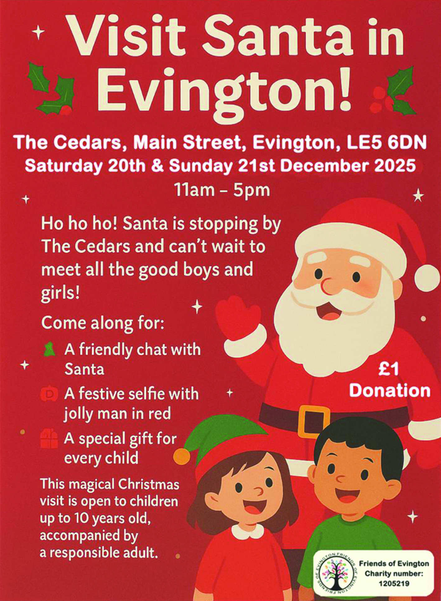 Christmas in Evington. Santa’s around. – Evington Echo